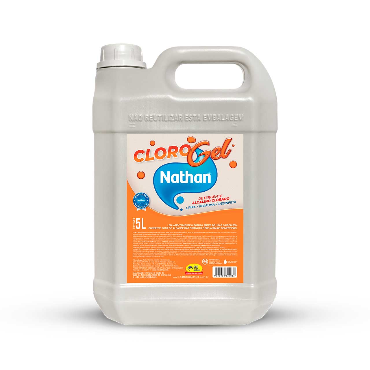CLORO GEL 5L - Nathan
